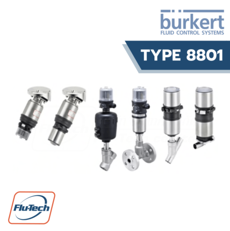 BURKERT - TYPE 2000 วาล์ว Angle Seat ซึ่งใช้ลม Pilot ในการทำงาน