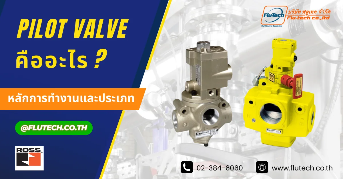 Pilot Valve คืออะไร หลักการทํางานและประเภท - บริษัท ฟลูเทค จำกัด